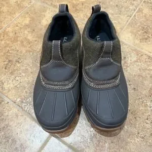 L.L. Bean | Shoes | Ll Bean Storm Chaser Tek 25 Slip On Leather Duck ...